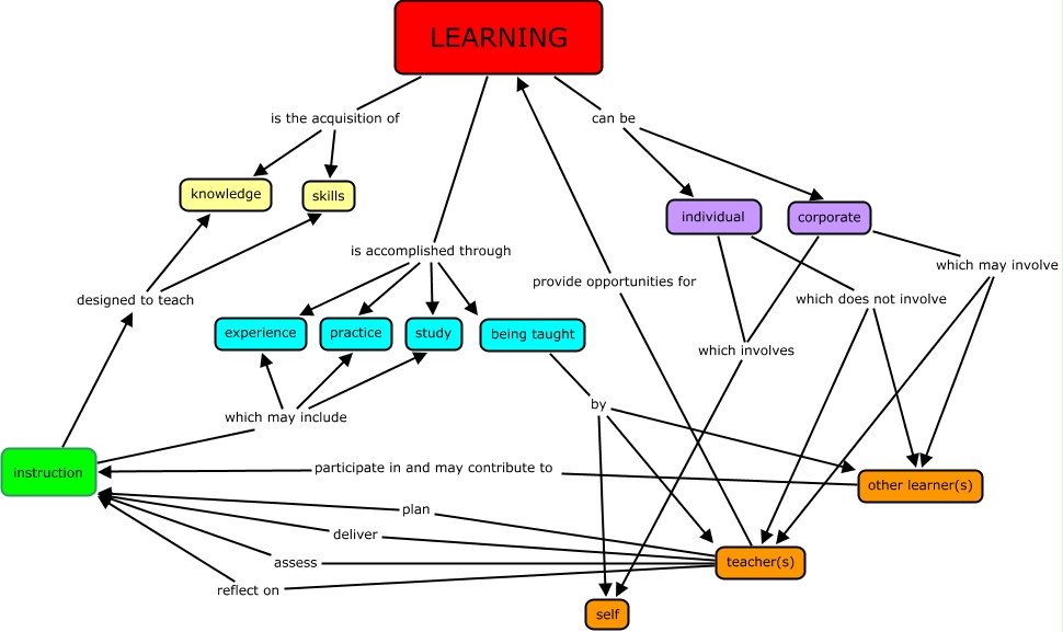 Kanturek practice Cmap - What is learning?